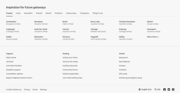 Designing Modern Footer Layouts: Best Practices and Examples - Almax Agency